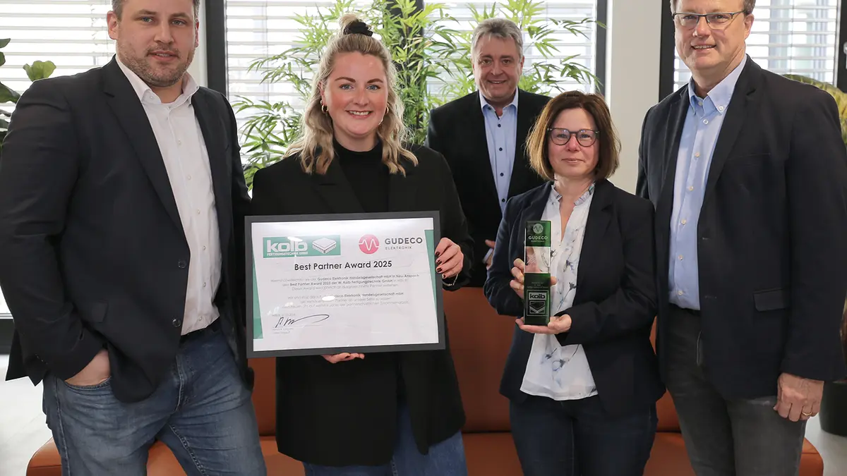 Best Partner Award 2025 für Gudeco - Distribution - Elektroniknet
