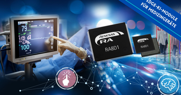 Starke Medizin-MCUs von Renesas für multimodale KI-Applikationen ...