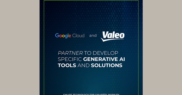 Valeo und Google Cloud entwickeln generative KI-Tools - Software + Tools - Elektroniknet