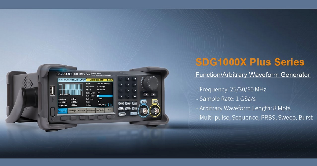 Siglent launches new Arbitrary Signal Generators - International ...